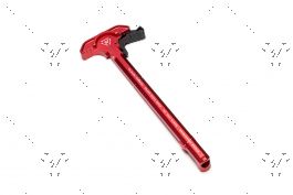 Charging Handle with Extended Latch - Red