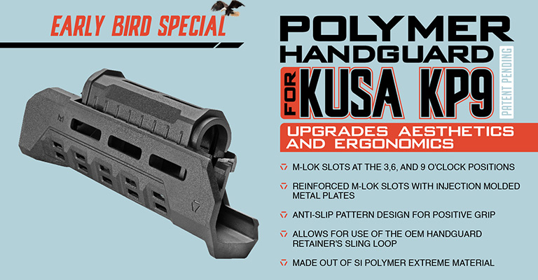 Strike KUSA KP9 Polymer HandGuard Black
